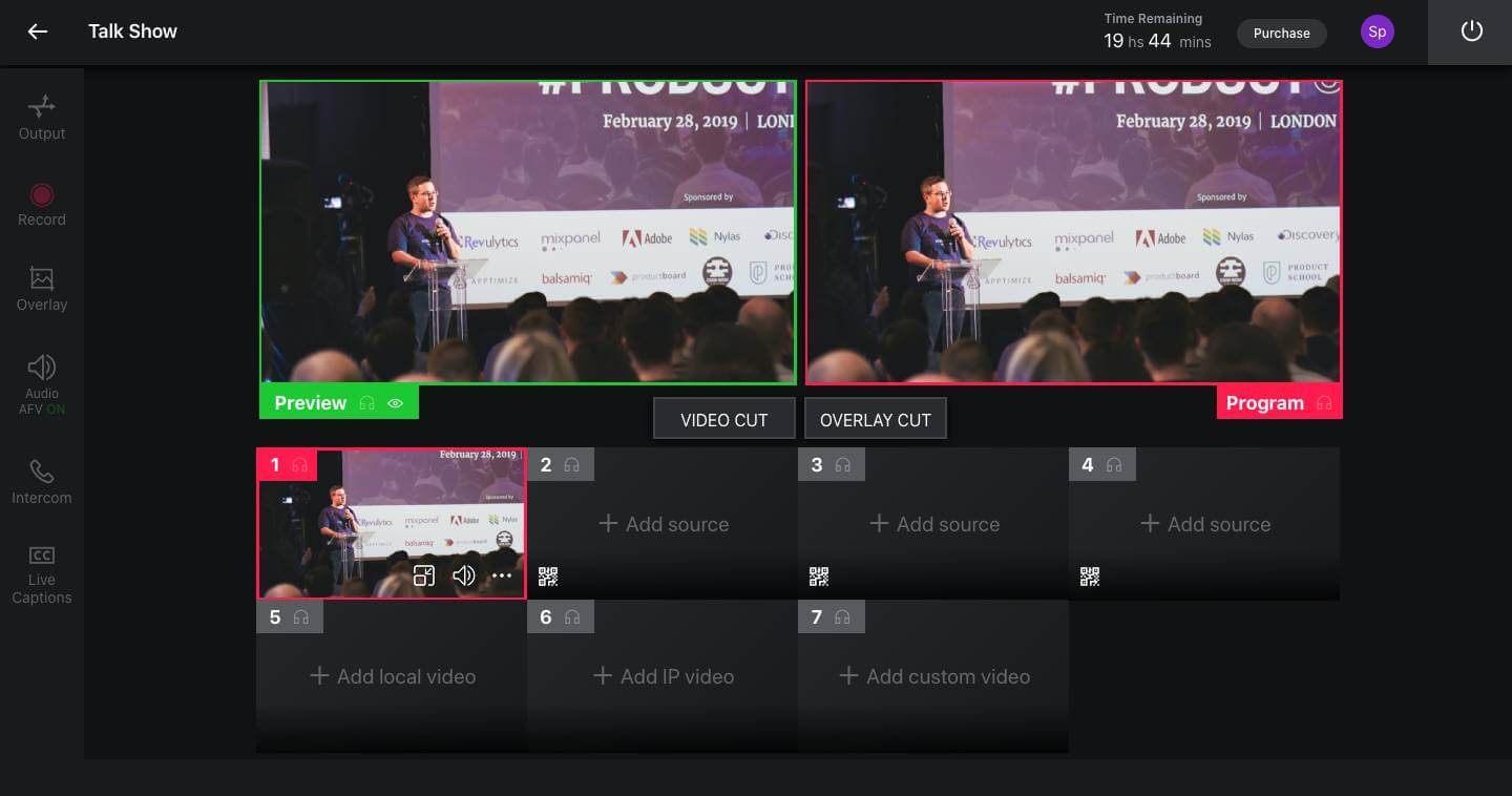 Multi-Camera Live Streaming with Multiple Cameras or Phones