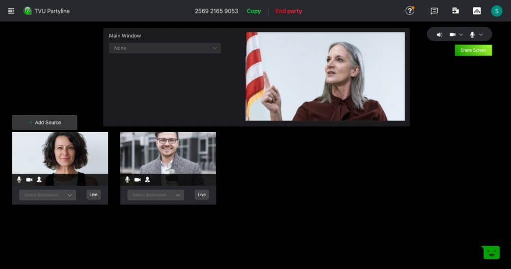 How To Set Up A Multi-Guest Live Stream With TVU Partyline - TVU Networks
