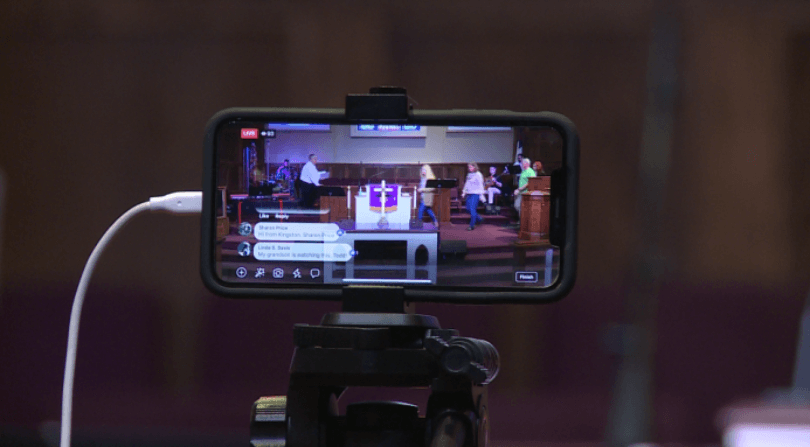 How To Live Stream a Church Service with a Smartphone or Camera