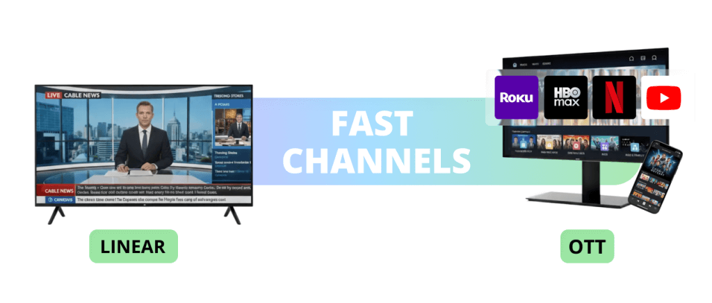Linear TV vs OTT: How FAST Channels Bridge the Gap